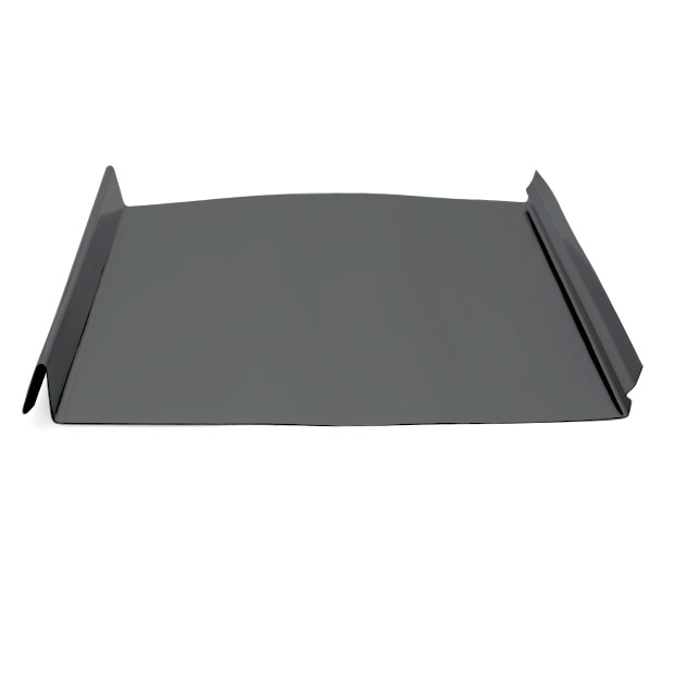 Snap Lock Standing Seam Metal Panel - Slate Gray - 24 Gauge – Steeldash
