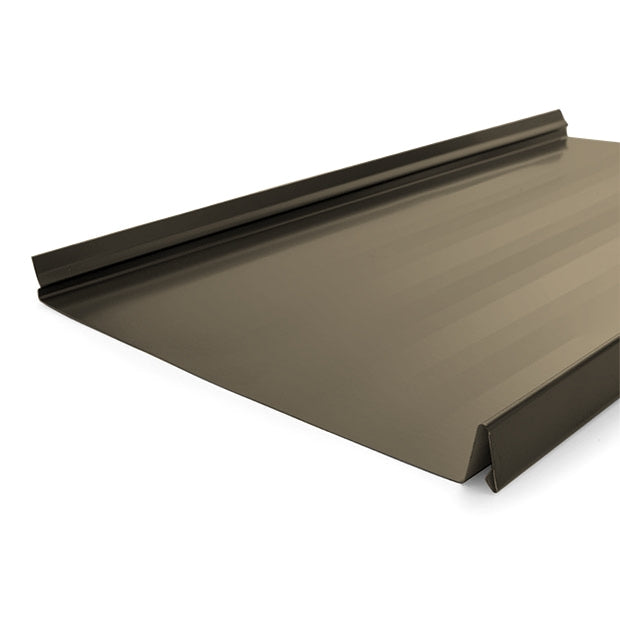 Snap Lock Standing Seam Metal Panel - Sahara Tan- 24 Gauge – Steeldash