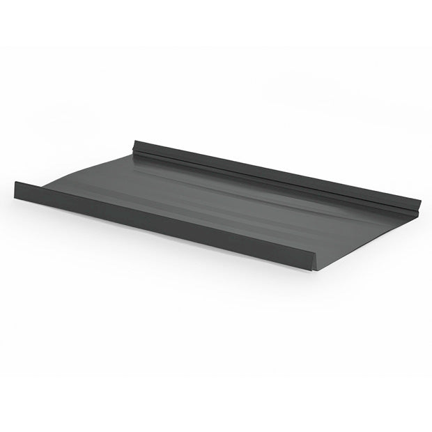 Snap Lock Standing Seam Metal Panel - Matte Black - 24 Gauge – Steeldash