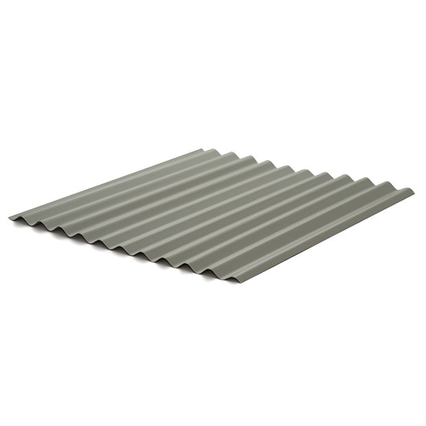 5/8" Corrugated Panel - Ash Gray - 26 Gauge – Steeldash