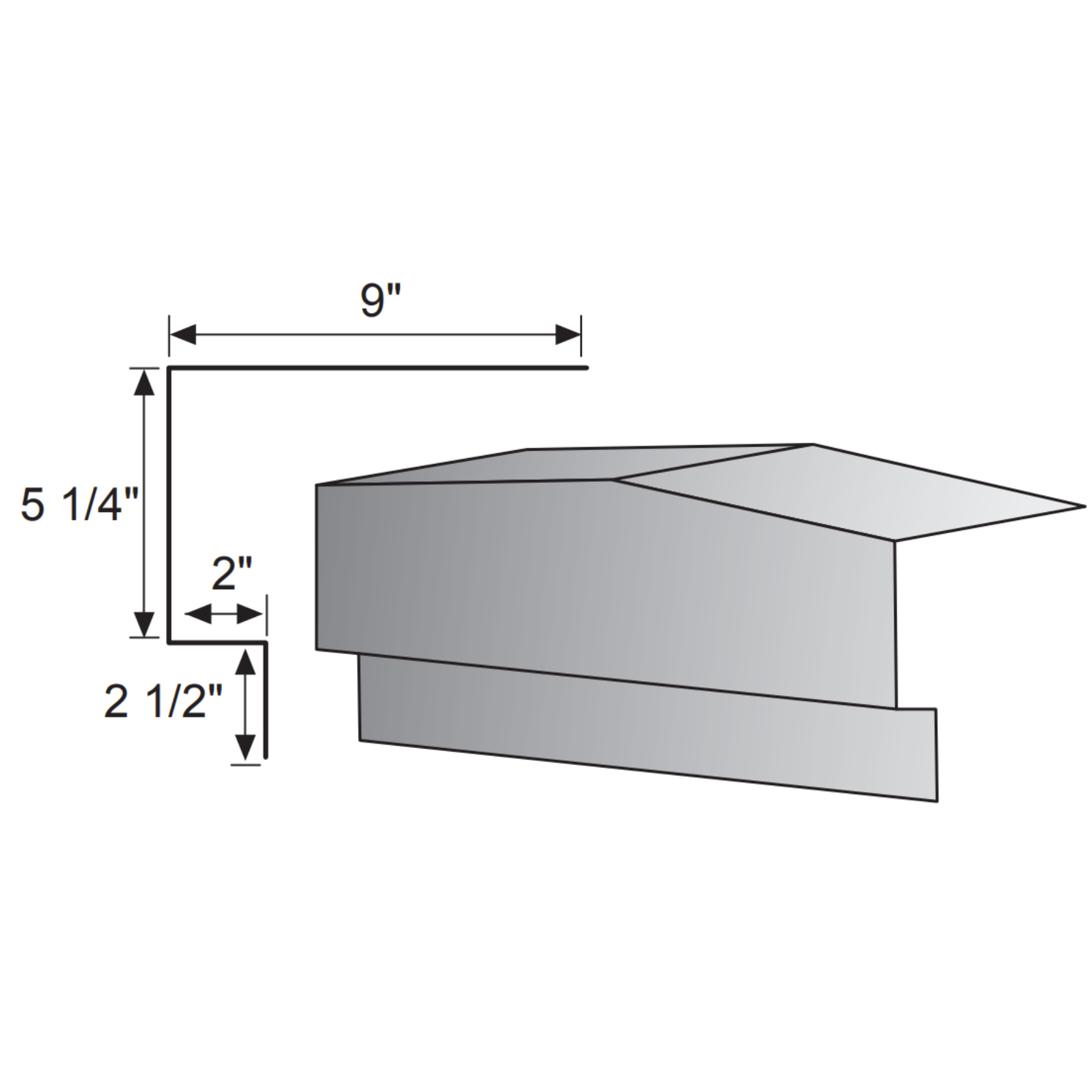 PBR Metal Roof Peak Box Trim – Steeldash