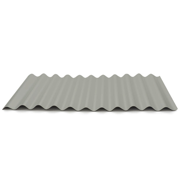 5/8" Corrugated Panel - Ash Gray - 26 Gauge – Steeldash