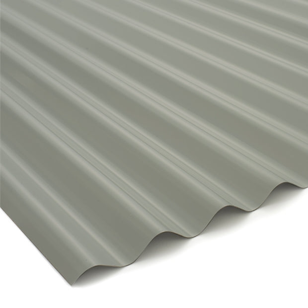 5/8" Corrugated Panel - Ash Gray - 26 Gauge – Steeldash