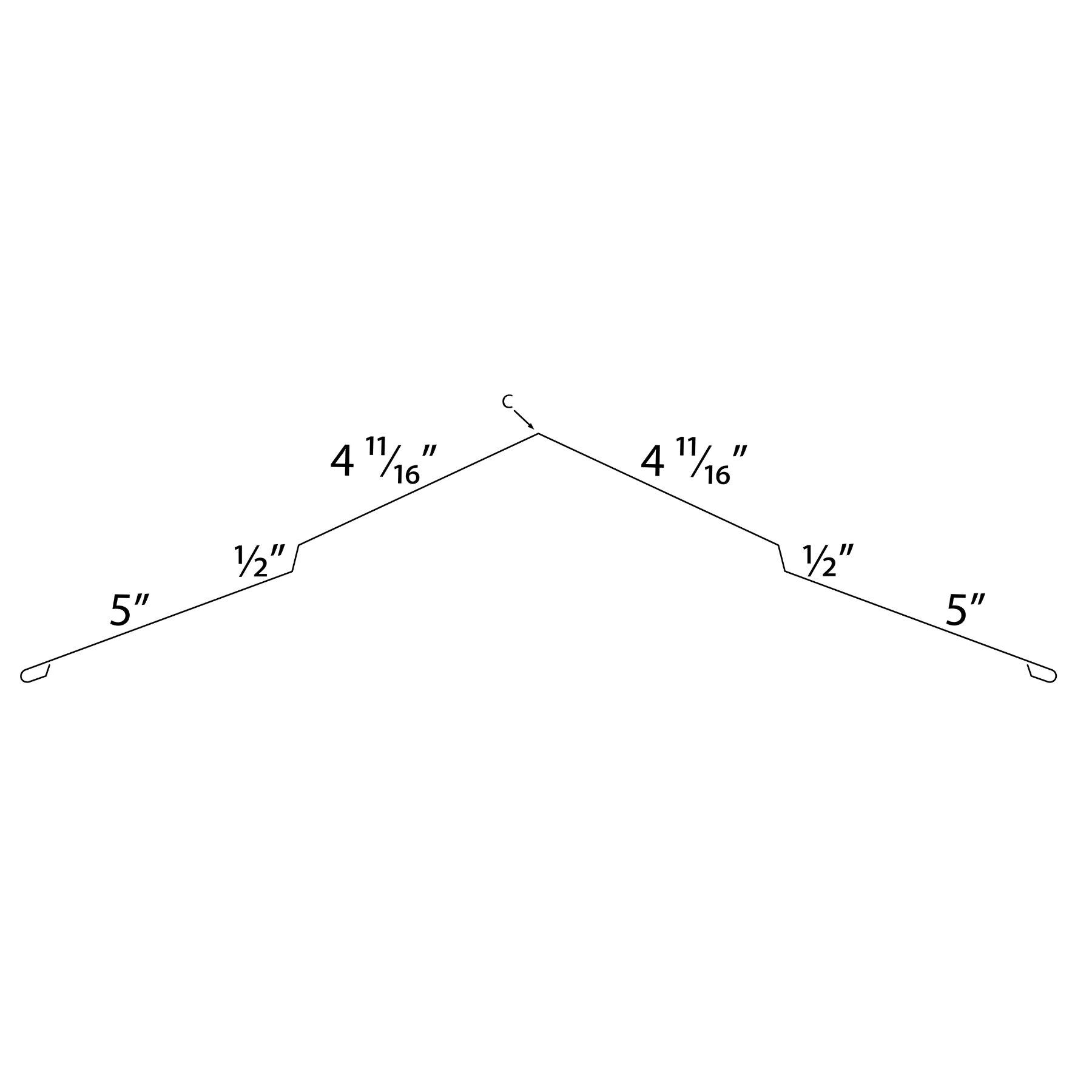 Universal Metal Roof Ridge Cap – Steeldash